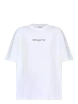 Off-White Short-sleeve Cotton T-shirt - White