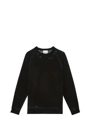 MARANT Mitchell Raglan-sleeve Sweatshirt - Black