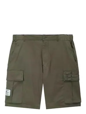 Alpha Industries Logo-patch Cargo Shorts - Green