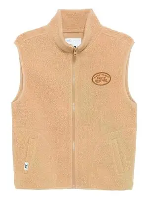 CHOCOOLATE Logo-embroidered Gilet - Neutrals