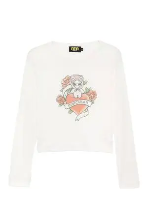 MINI CREAM Graphic-Print T-Shirt