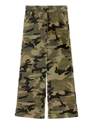 MINI CREAM Camouflage-Print Track Pants