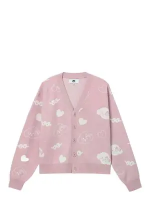 CHOCOOLATE Button-up Cardigan - Pink