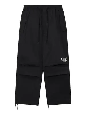 Alpha Industries Layered Drawstring Trousers - Black