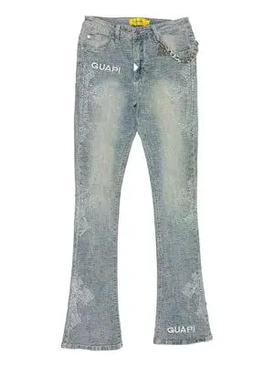 GUAPI Crystal-cross Jeans - Blue
