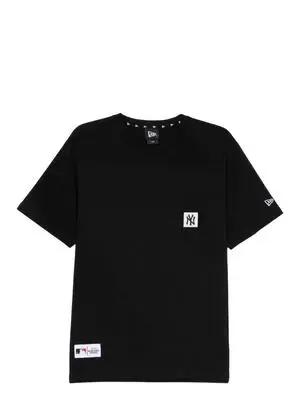 New Era Logo-patched T-shirt - Black