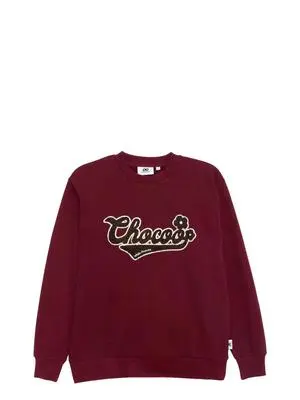 CHOCOOLATE Logo Embroidered Sweatshirt - Red