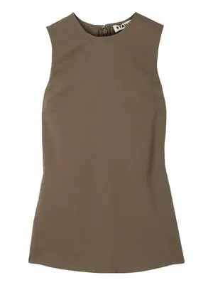 Staud Bronte Crepe Tank - Brown