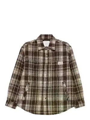 DUNST Checked Shirt - Brown