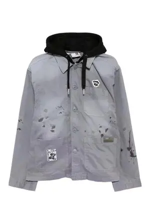 AAPE BY *A BATHING APE® Logo-patch Jacket - Grey