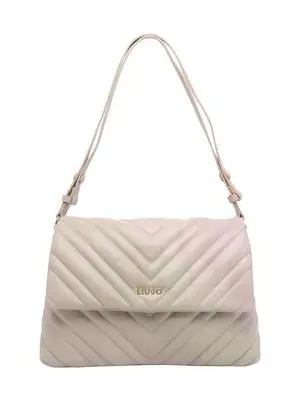 Liu Jo Chevron-quilted Shoulder Bag - Neutrals