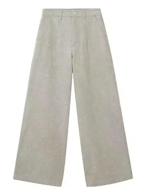 B+AB Wide-leg Trousers - Grey