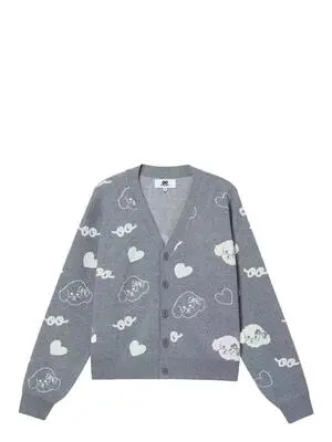 CHOCOOLATE Button-up Cardigan - Grey