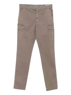 Brunello Cucinelli Cargo-pocket Cotton Trousers - Brown