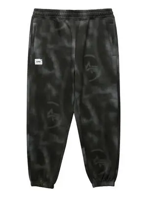 Alpha Industries Tie-dye Logo Track Pants - Grey