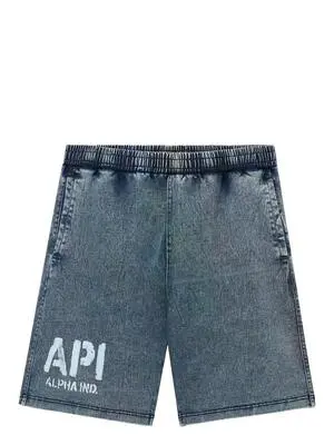 Alpha Industries Denim Shorts - Blue