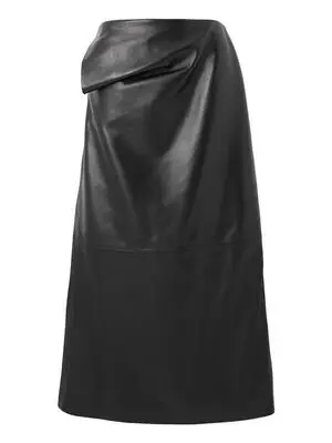 MAGDA BUTRYM Leather Maxi Skirt