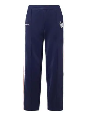 SPORTY & RICH New York Yankees Jersey Track Pants - Blue