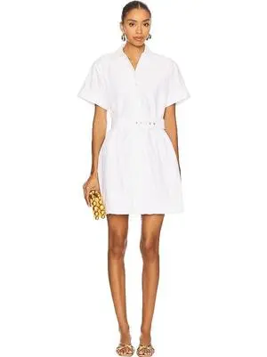 HEVRON Harlow Dress - White