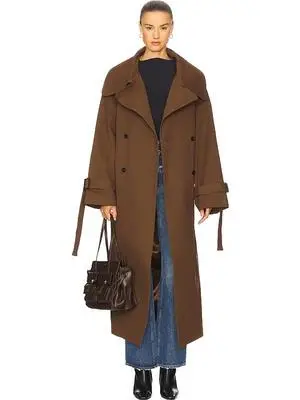 LAMARQUE X Josephine Coat - Brown