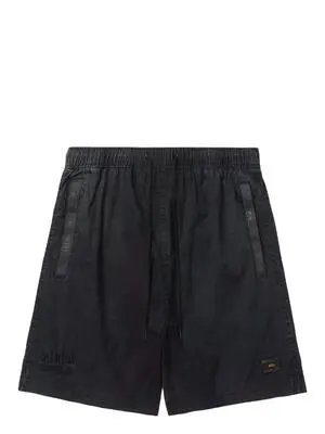 Alpha Industries Logo-patch Shorts - Black