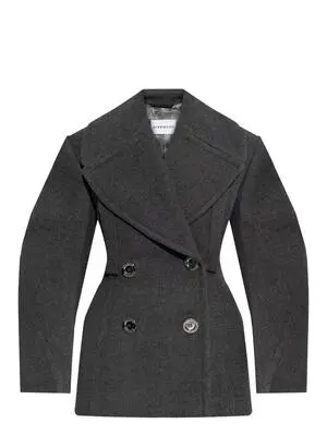 Givenchy Cocoon Pea Coat - Grey