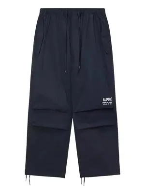 Alpha Industries Layered Drawstring Trousers - Blue