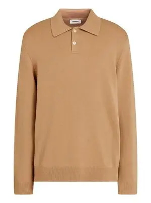 SANDRO Wool And Cashmere-Blend Polo Sweater