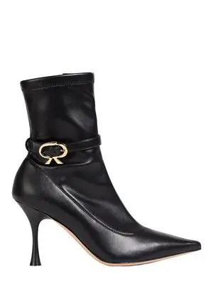 GIANVITO ROSSI Ascent Embellished Ankle Boots - Black