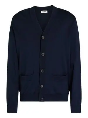 Sandro Knitted Cardigan - Midnight Blue