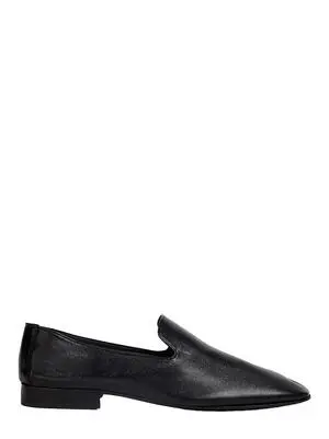 Sandro Leather Loafers - Black