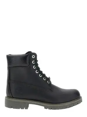 Timberland Padded-collar Lace-up Boots - Black