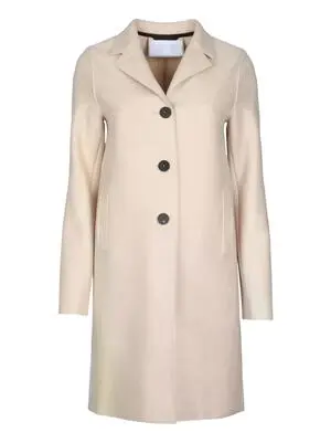 Harris Wharf London Button-up Wool Coat - Neutrals