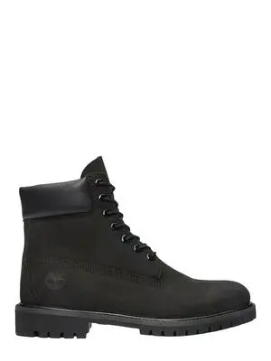 Timberland Premium 6-inch Leather Lace-up Boots - Black