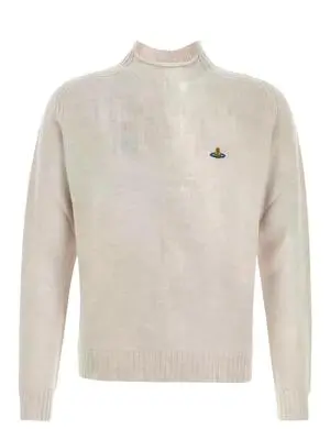VIVIENNE WESTWOOD Orb-embroidered Sweater - Neutrals