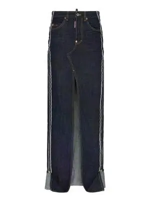 Dsquared2 Denim Maxi Skirt - Blue