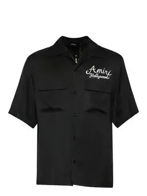 Amiri Logo-print Shirt - Black