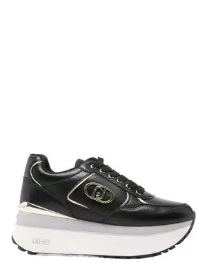 Liu Jo Logo-detail Platform Sneakers - Black