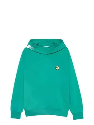 BARROW Printed Kangaroo-pocket Hoodie - Green