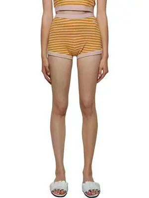 ALEXANDRA GOLOVANOFF Striped Shorts