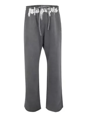 Palm Angels Logo-waist Track Pants - Grey