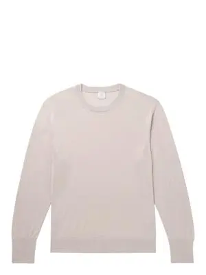 Eleventy Slim-fit Wool Sweater - Neutrals