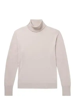 Eleventy Wool Rollneck Sweater - Neutrals