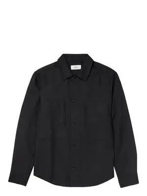 Mr P. Woven Overshirt - Black