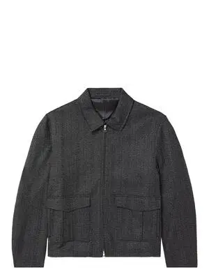 MR P. Wool-Herringbone Blouson Jacket