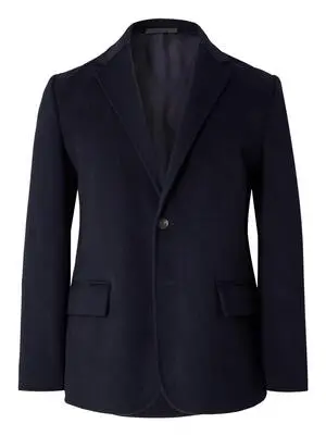 Loro Piana Paolo Double-faced Baby Cashmere Blazer - Blue