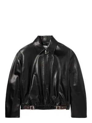 Loewe Leather Jacket - Black