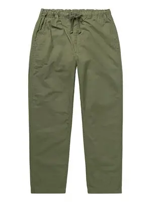 ORSLOW Straight-leg Cotton-ripstop Trousers - Green