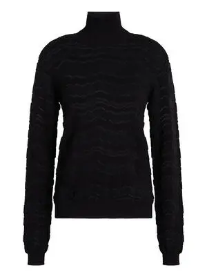 Missoni Crochet-knit Turtleneck Sweater - Black