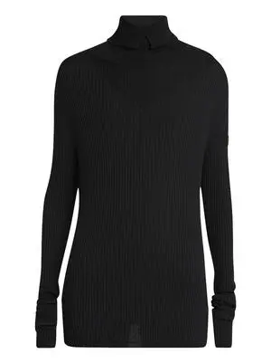 Moncler X Ee72 Edward Enninful Wool Turtleneck Sweater - Black